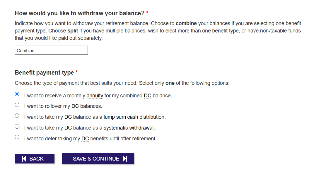 How do I annuitize my full or partial defined contribution (DC) balance? – INPRS - Frequently ...